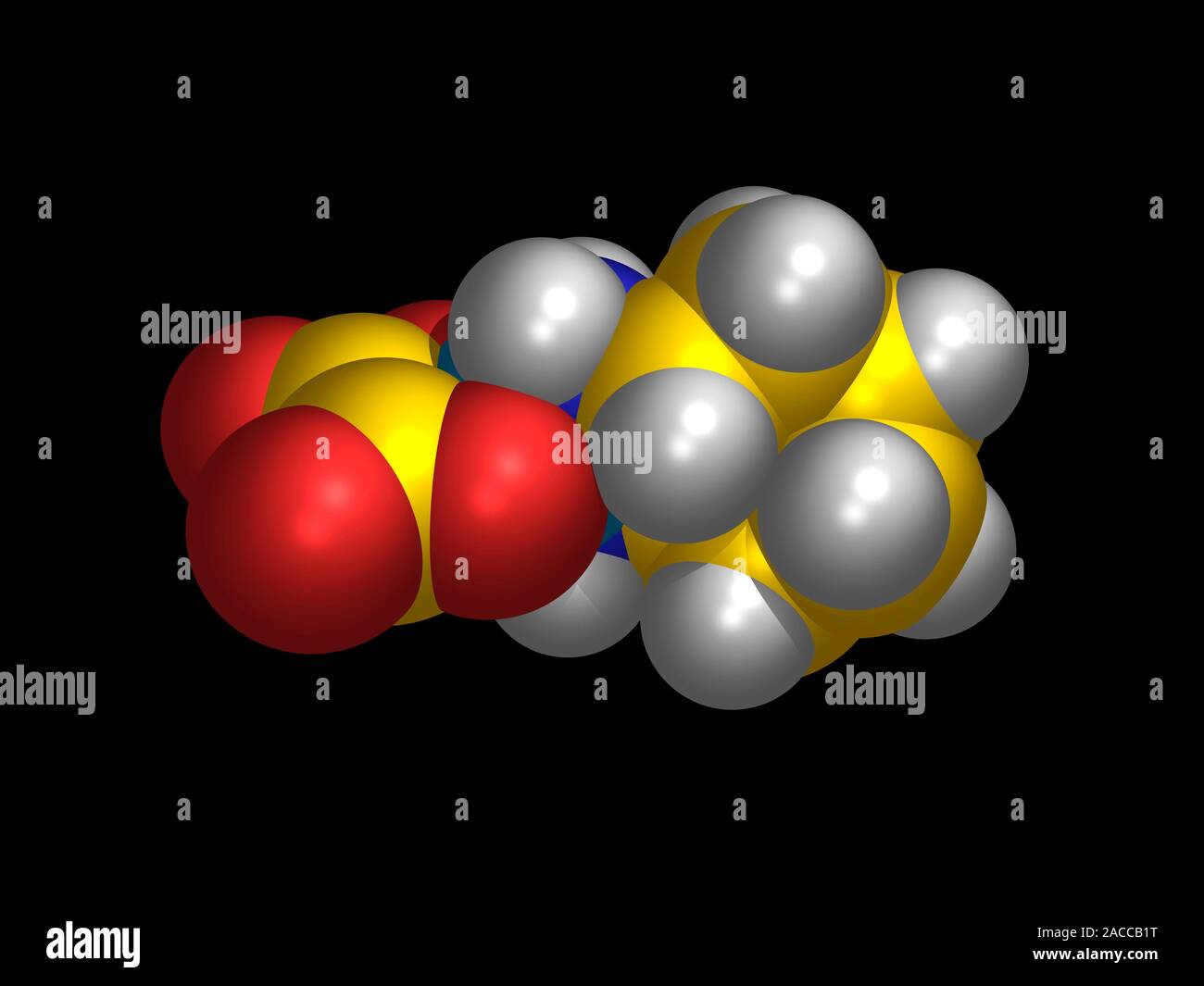 Chemotherapy drug. Computer model of a molecule of the chemotherapy ...