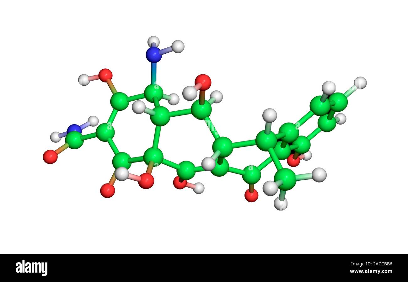 Doxycycline Antibiotic Molecule Molecular Model Of A Molecule Of The