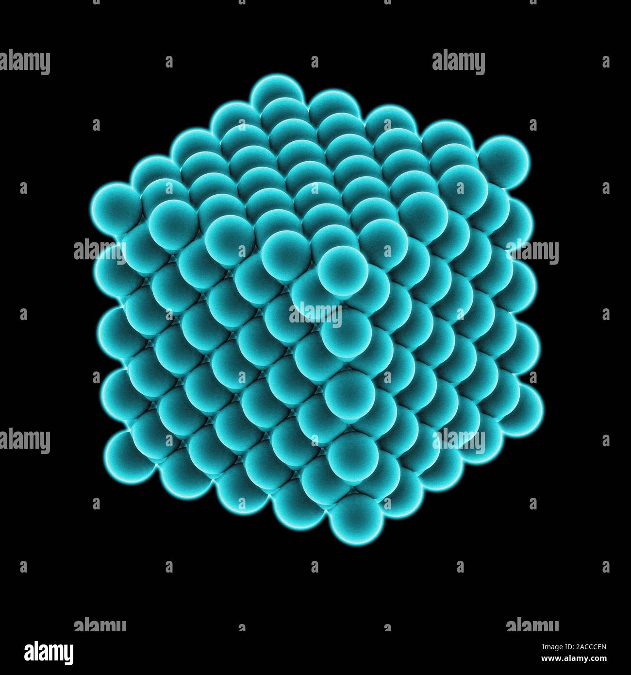 Diamond crystal, molecular model. Diamond is a form of the element ...