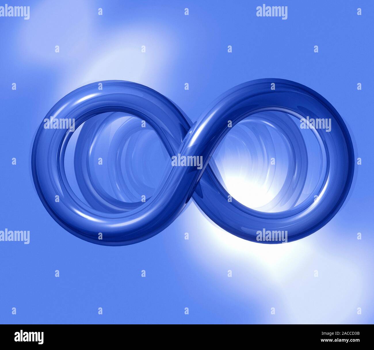 Infinity symbol, computer artwork Stock Photo - Alamy