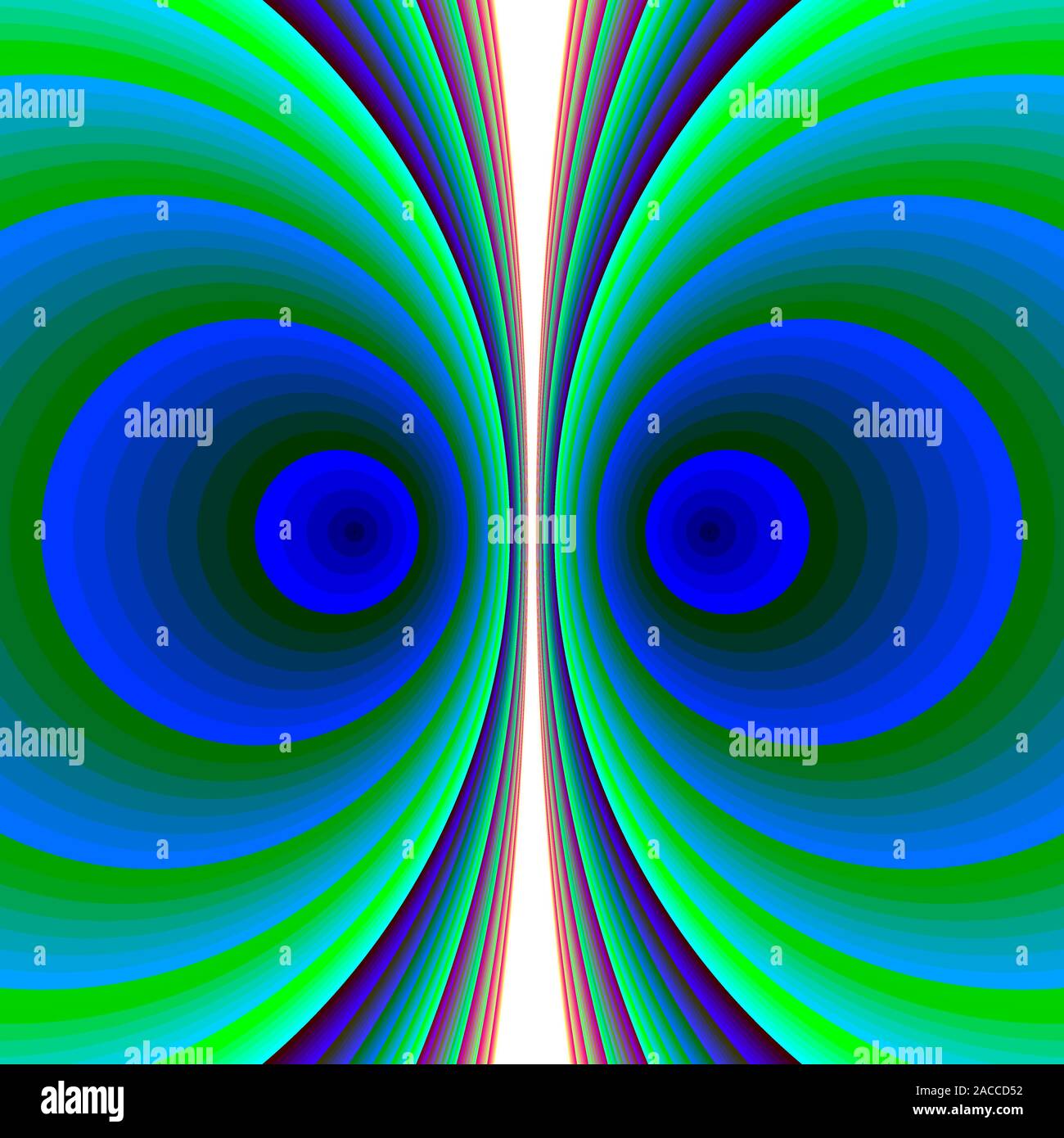 Mathematical artwork. Computer artwork based on polynomial equations ...