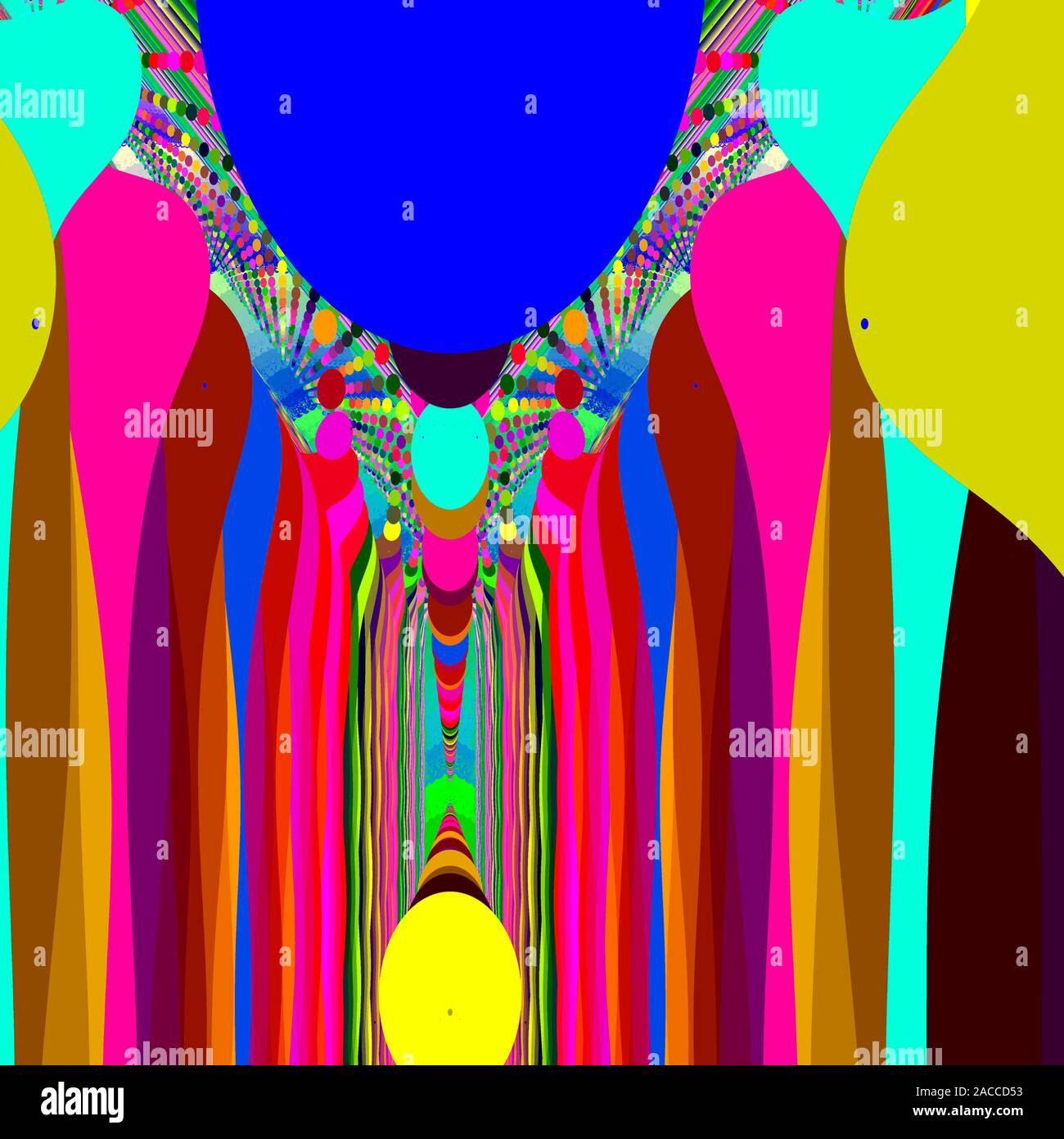 Mathematical artwork. Computer artwork based on polynomial equations ...