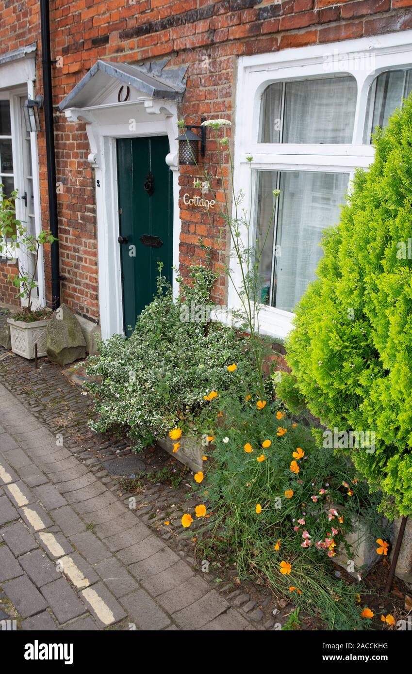 Farnham in Bloom. Surrey town of Farnham holds it's annual flower and ...