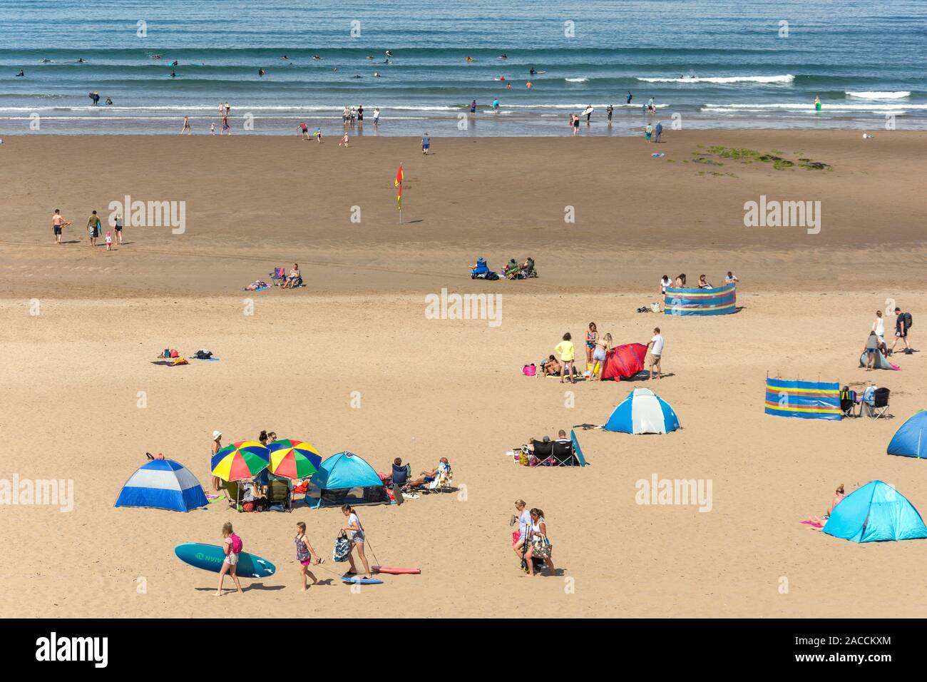Croyde Beach, Croyde, Devon, England, United Kingdom Stock Photo - Alamy