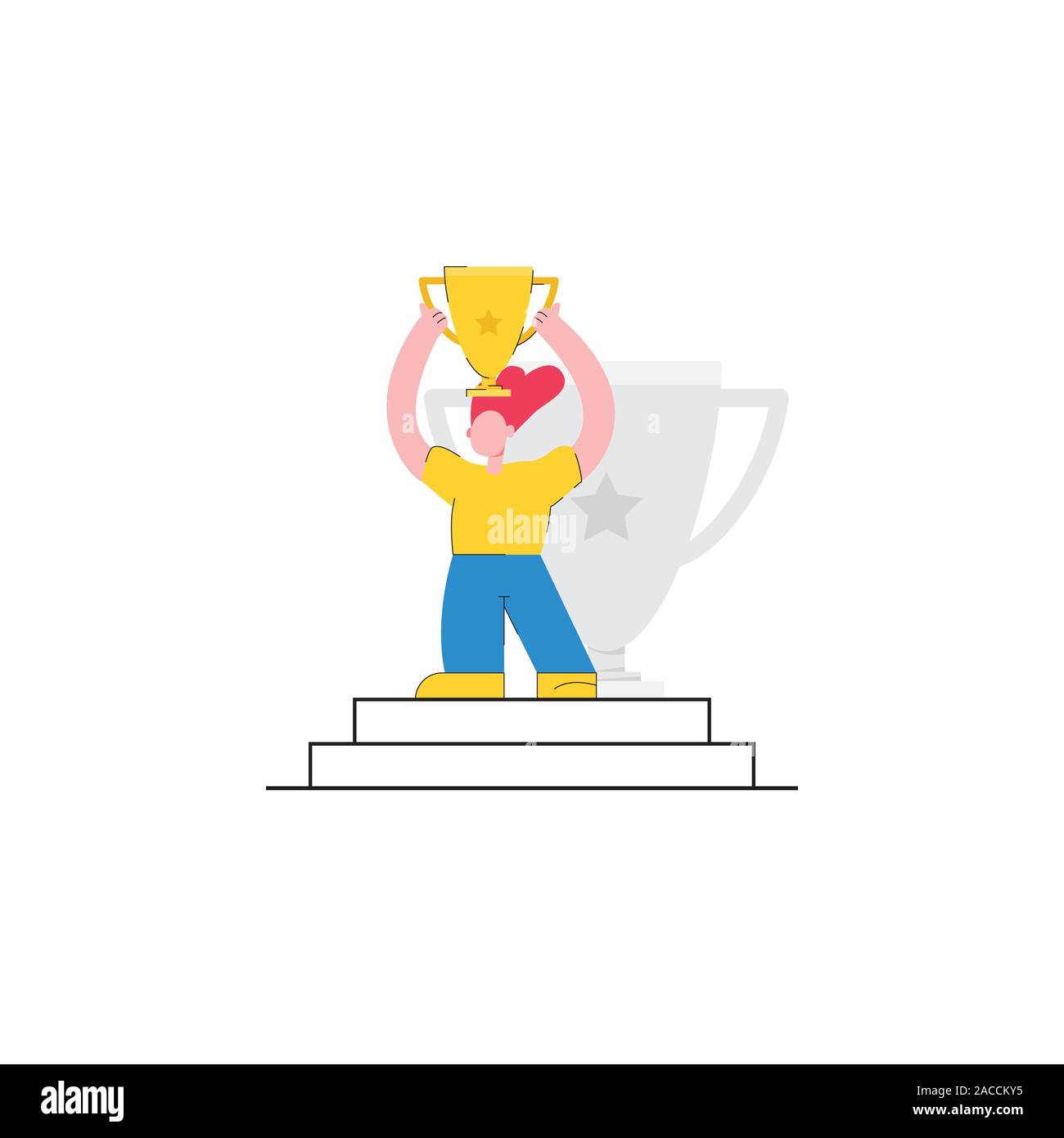 1st winner men Stock Vector Images - Alamy