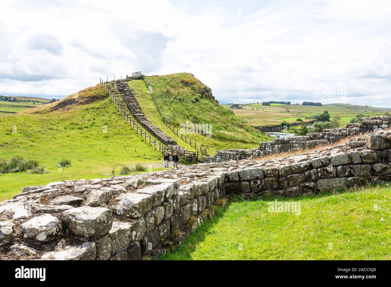 Cawfields milecastle at Hadrian's Wall, Cawfields, Northumberland ...