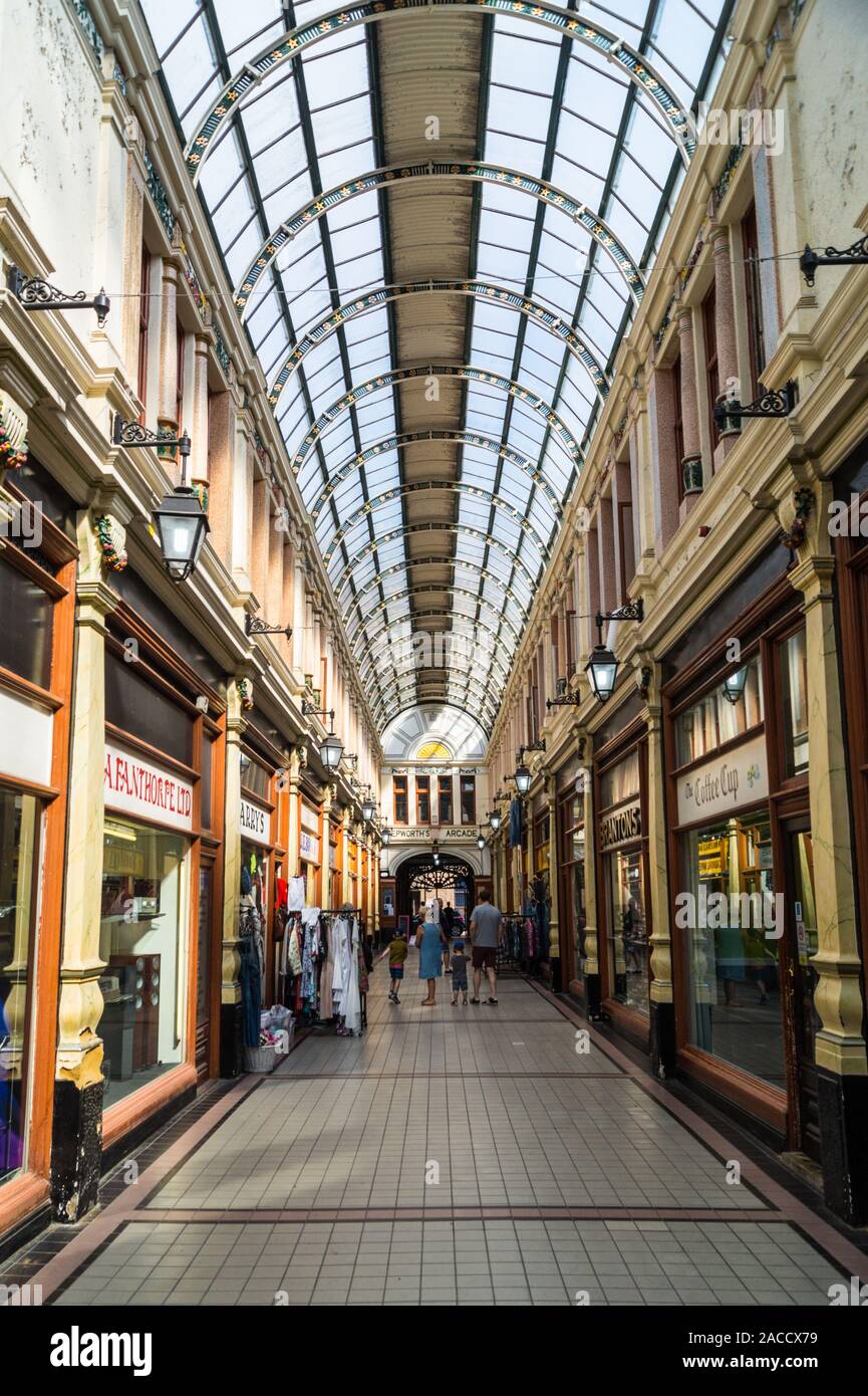 Hepworth Arcade shopping arcade, 1897, Kingston upon Hull, East Riding ...