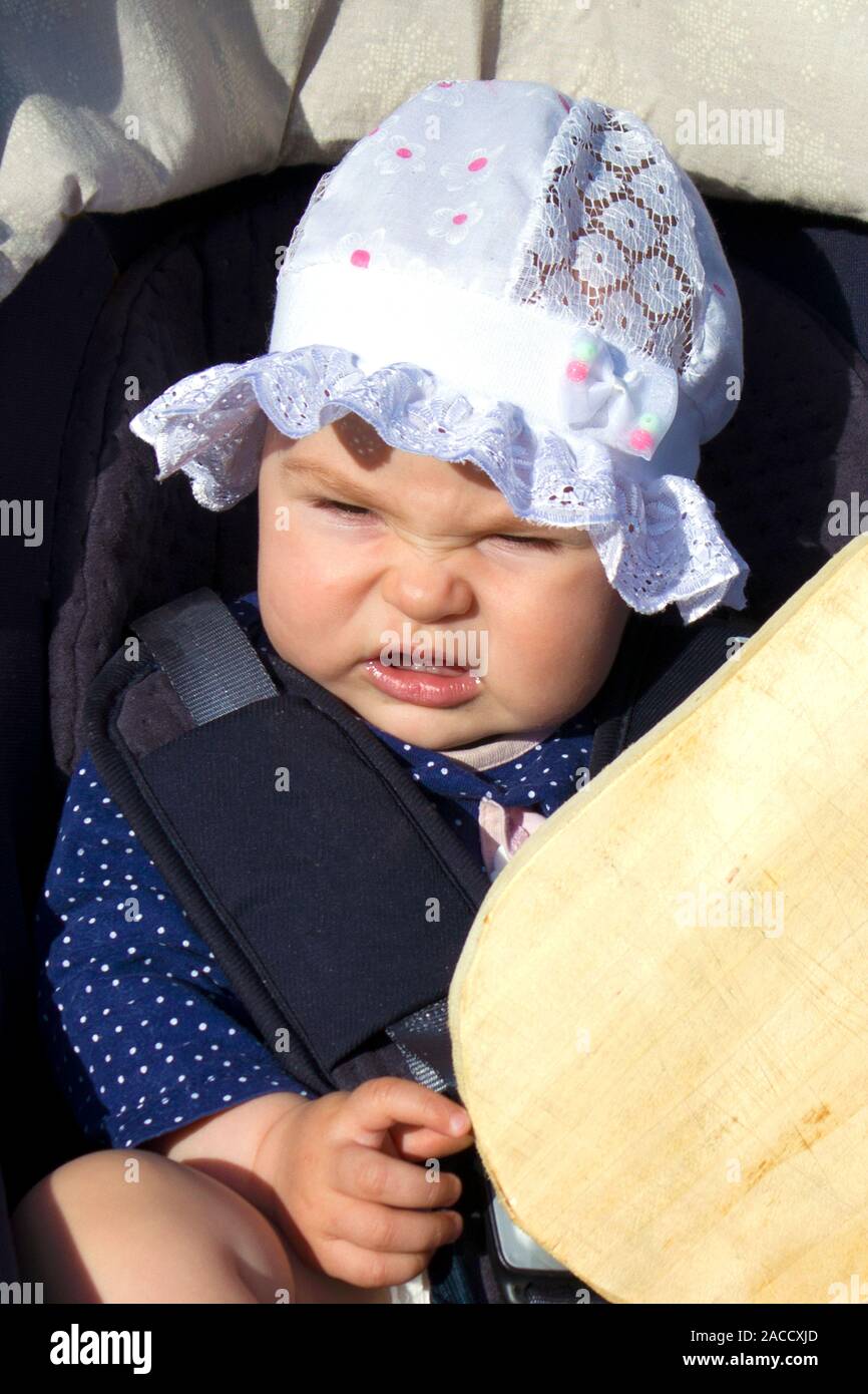 Little girl in cap hi-res stock photography and images - Alamy
