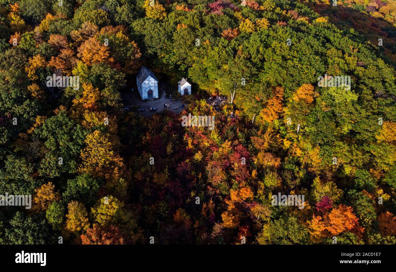 Aerial view of Oka national park, Quebec, Canada Stock Photo - Alamy