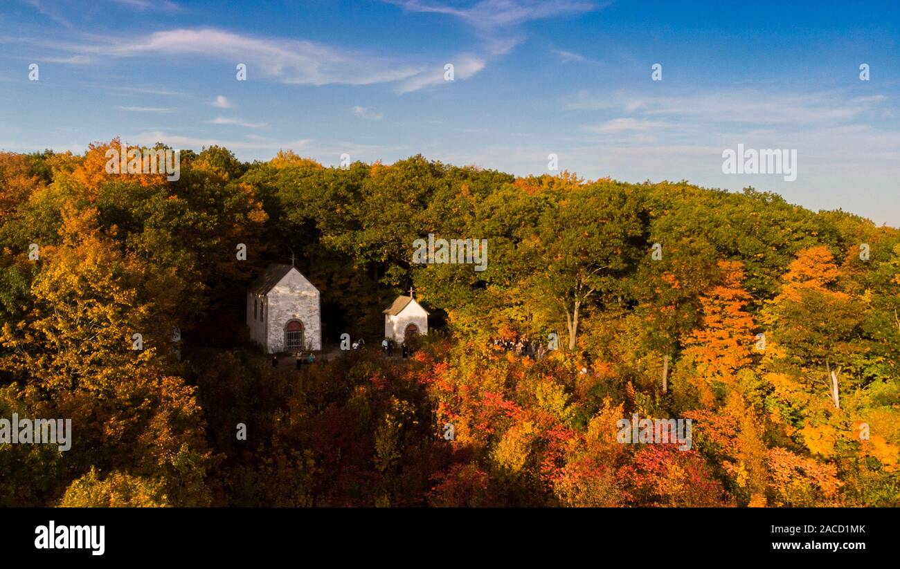 Aerial view of Oka national park, Quebec, Canada Stock Photo - Alamy