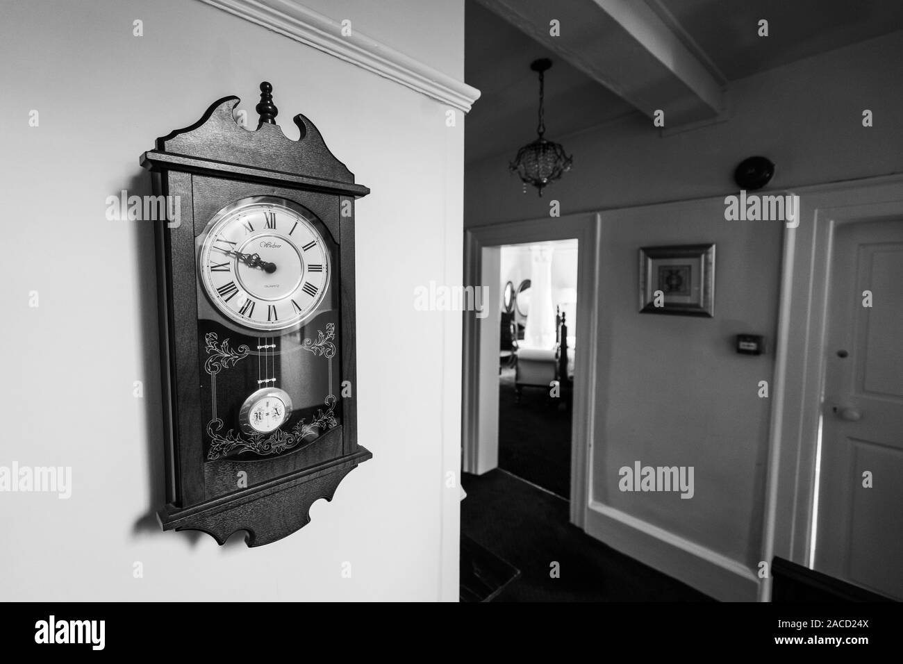 Country house hotel Black and White Stock Photos & Images - Alamy