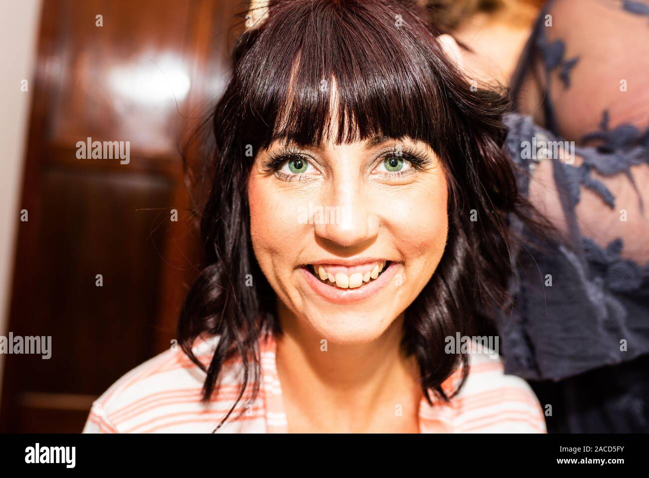 Female Getting Hair Done In Salon High Resolution Stock Photography and ...