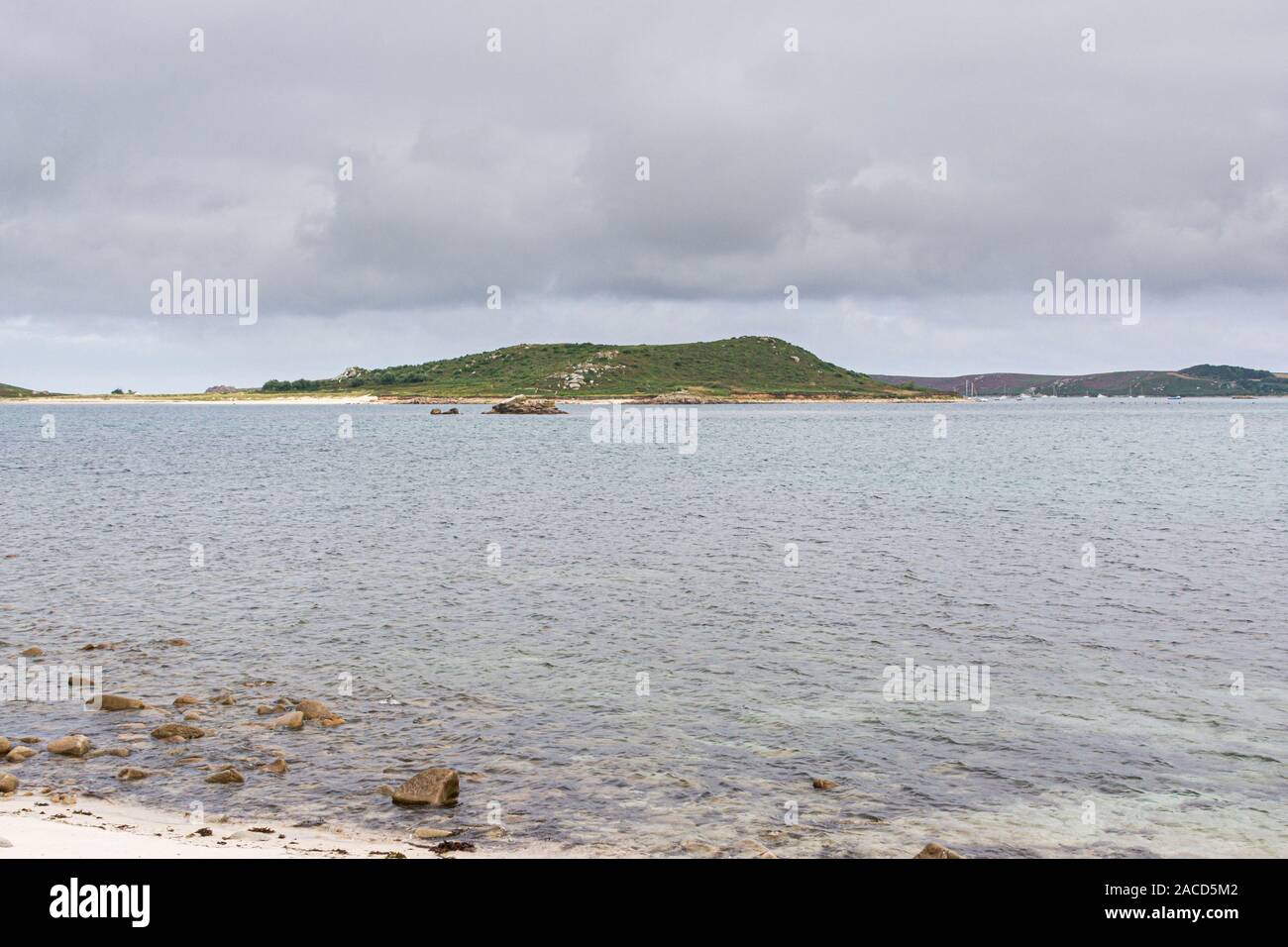 Bryher seen from Samson in the Isles of Scilly Stock Photo - Alamy