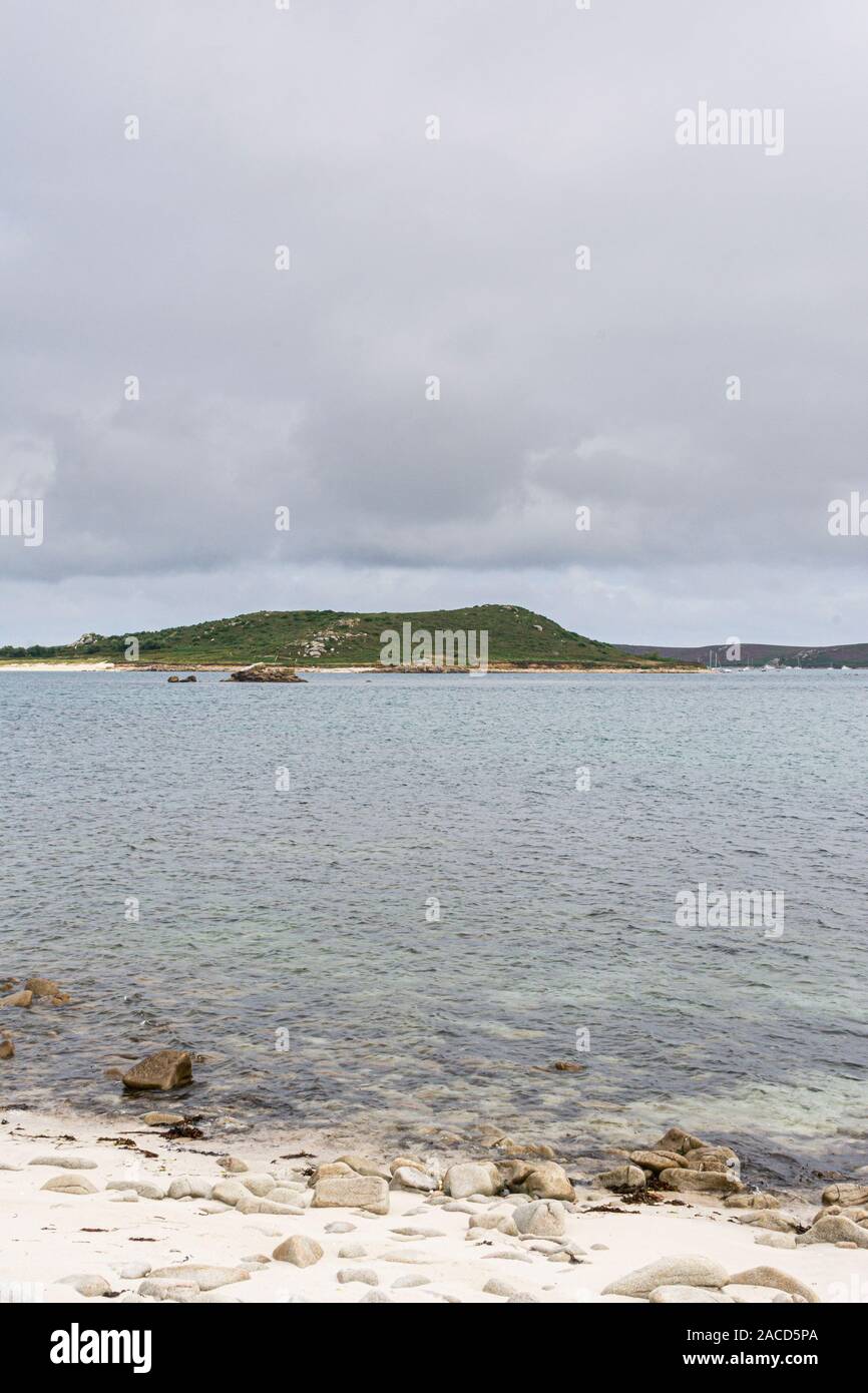 Bryher seen from Samson in the Isles of Scilly Stock Photo - Alamy