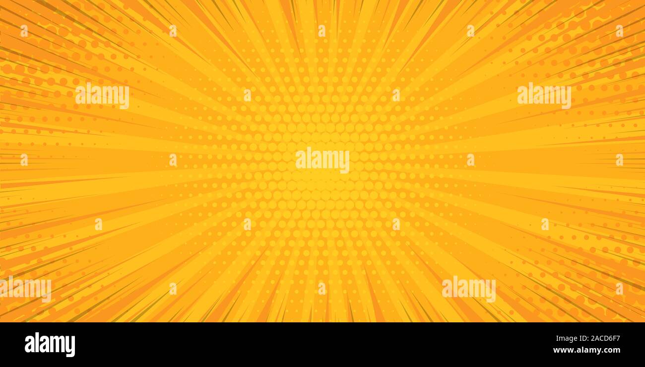 Pop art yellow comics book cartoon magazine cover Stock Vector Image ...