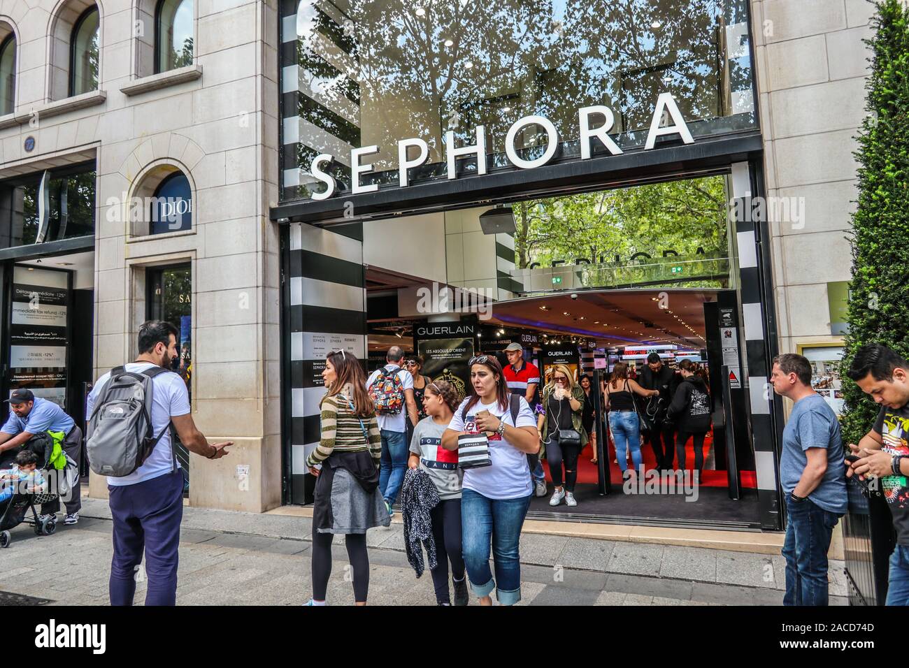 Sephora store on Champs-Élysées Paris, France, Europe Stock Photo - Alamy