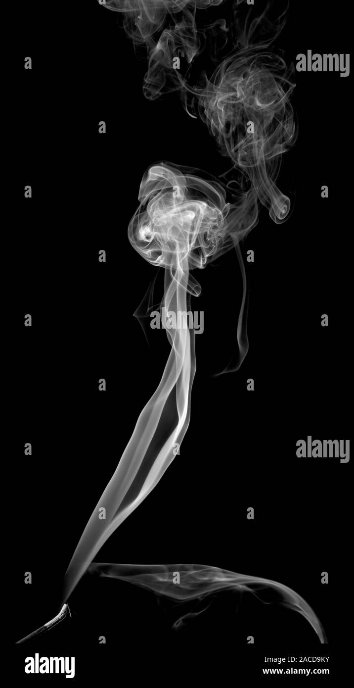 Abstract light smoke on a dark background Stock Photo - Alamy