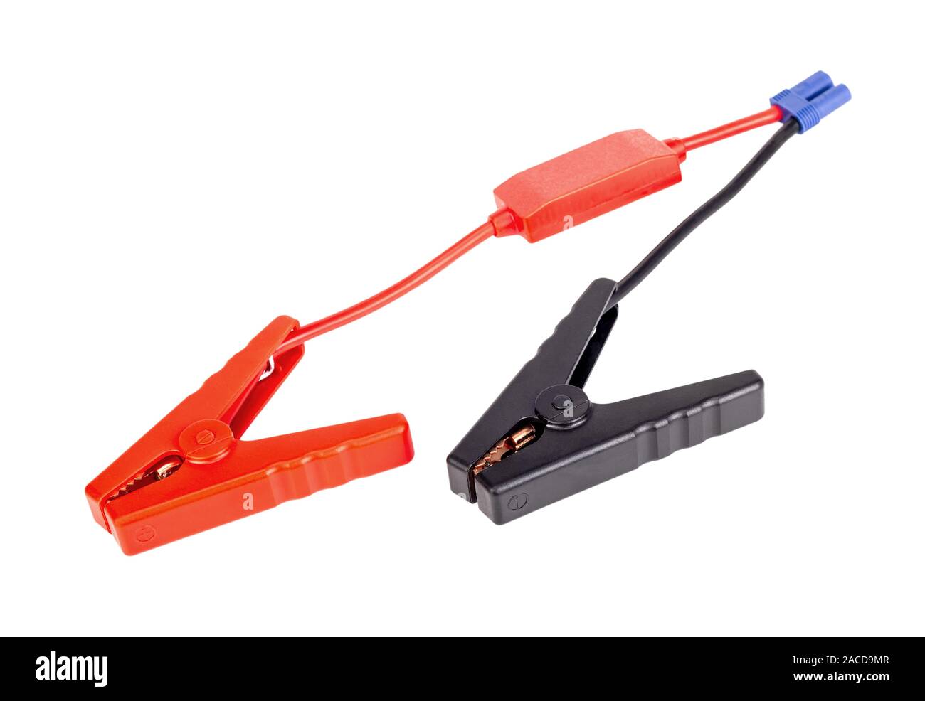 Jump Start Power Pack 2-Piece Battery Jumper Cable Clamps - 500 Amp Red ...