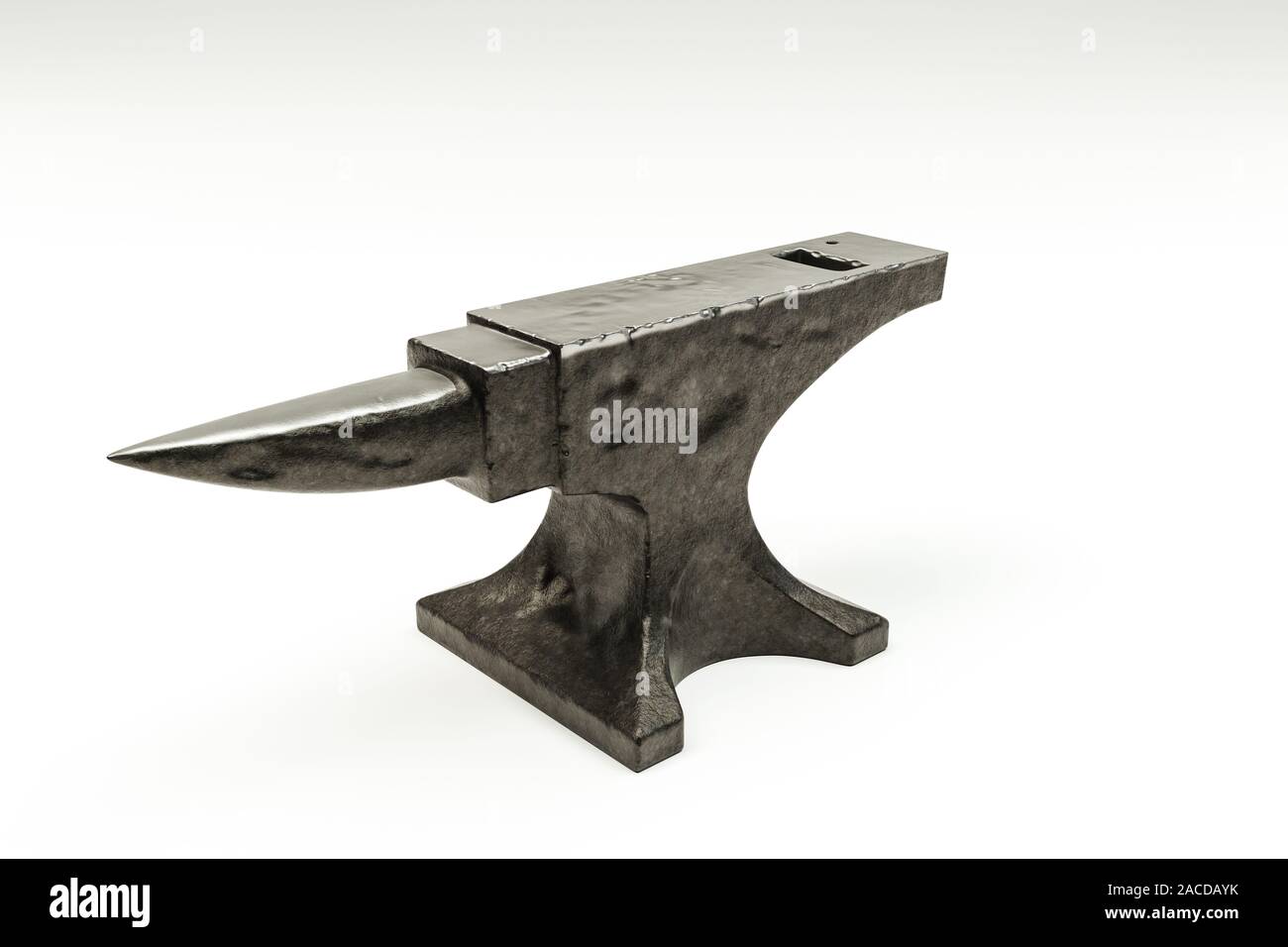 anvil isolated on white background 3d illustration Stock Photo - Alamy