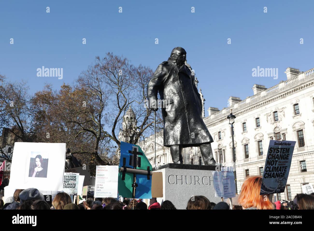 School climate strike london hi-res stock photography and images - Alamy