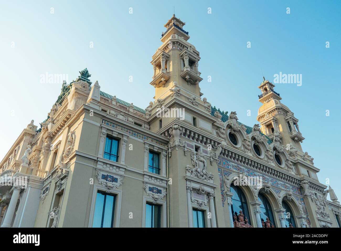 Monte Carlo city building in summer Monaco, Europe Stock Photo - Alamy
