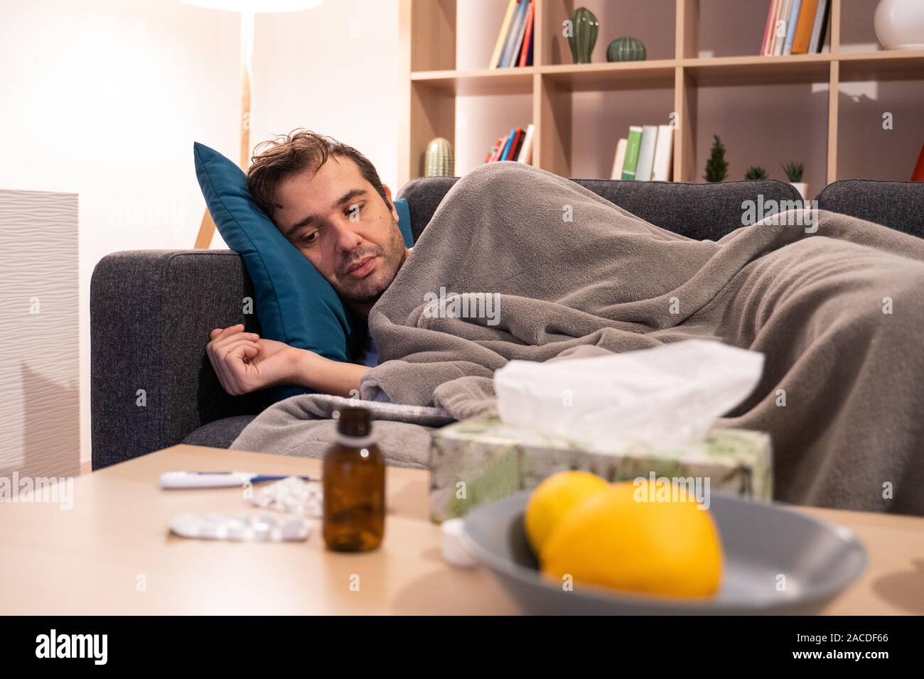 Suffering cold hi-res stock photography and images - Alamy