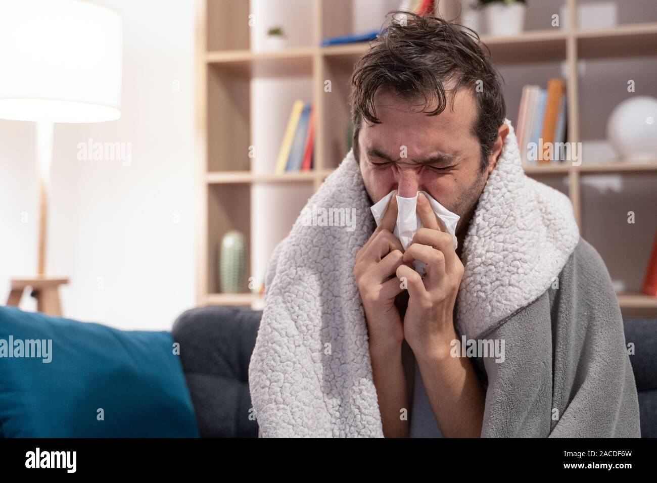 Sick man cold hi-res stock photography and images - Alamy