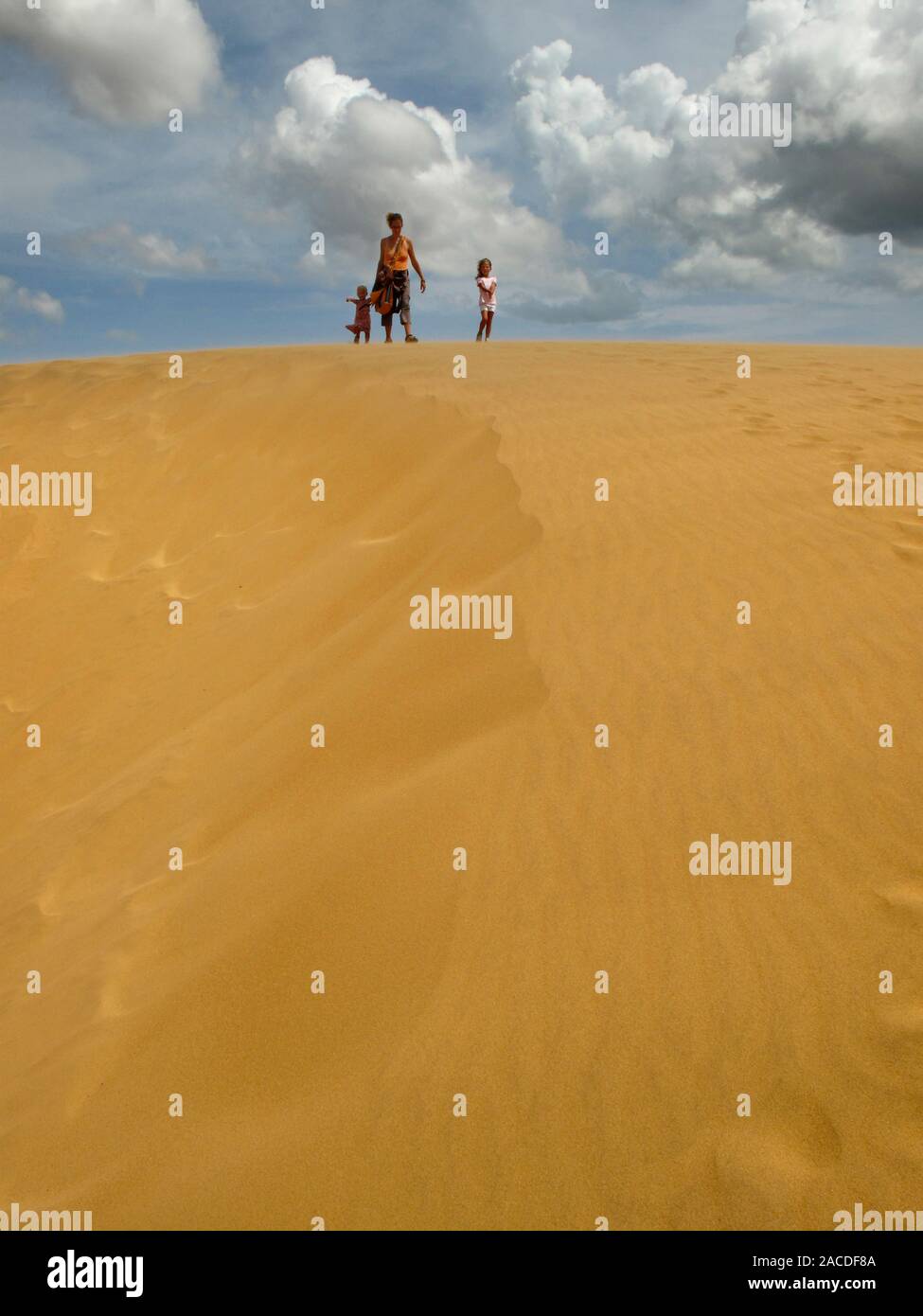 Dunes of Medanos de Coro National Park in Coro in Falcon State in ...