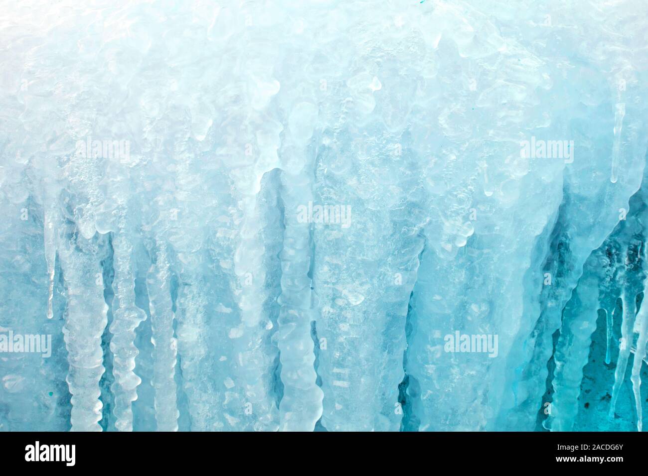 Frozen waterfall, background and texture of ice Stock Photo - Alamy