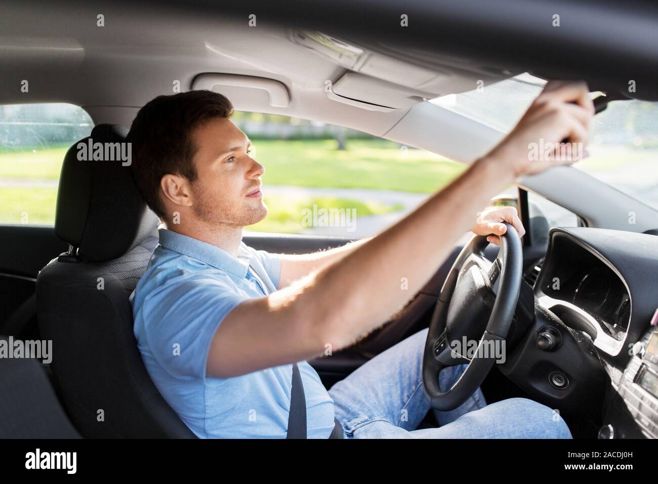 Driving mirror hi-res stock photography and images - Alamy