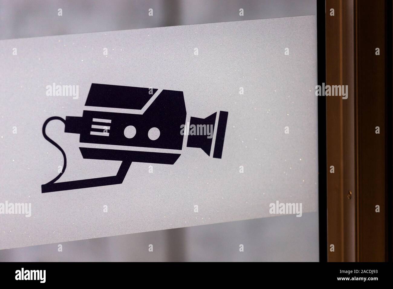 camera surveillance sign Stock Photo - Alamy