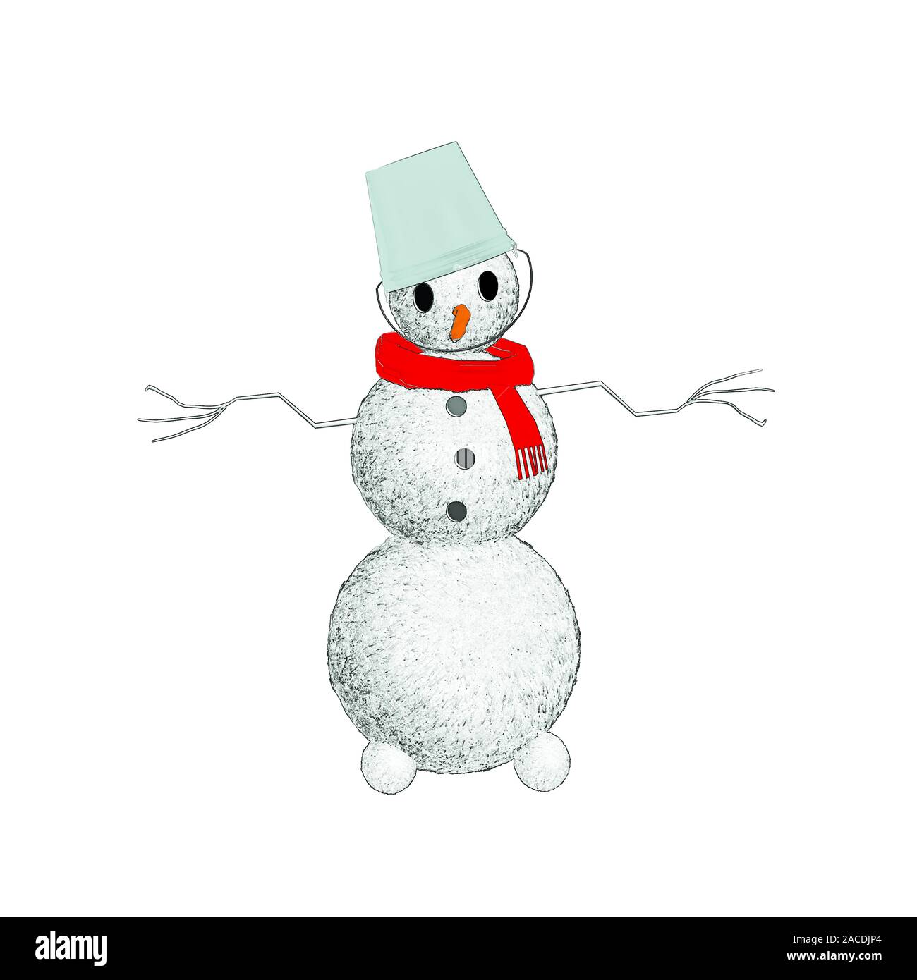 Snowman on a white background. Seamless pattern. Holiday theme Stock ...