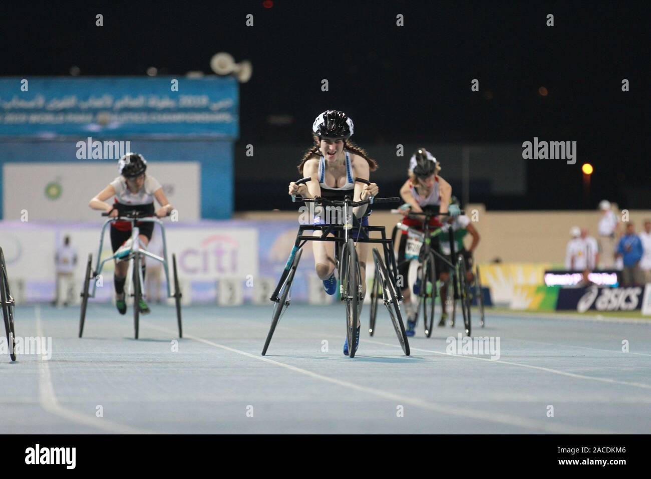 Ellie Simpson (GBR) (Silver) Competes in the RaceRunning (RR) 100m At ...