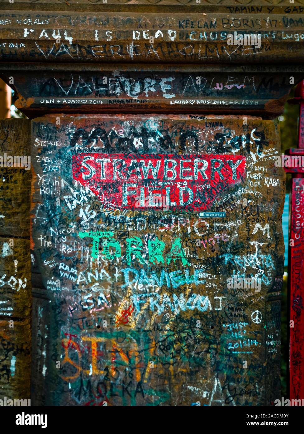 The Strawberry Field Gates made famous by The Beatles song Strawberry ...