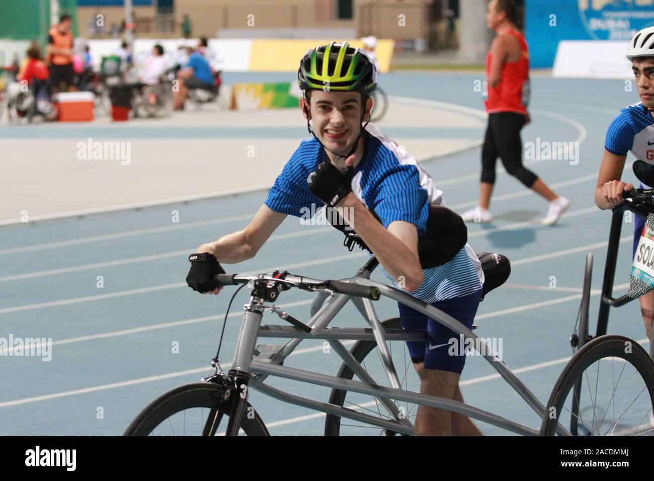 Gavin Drysdale (GBR) (Gold) Competes in the RaceRunning (RR) 100m At ...