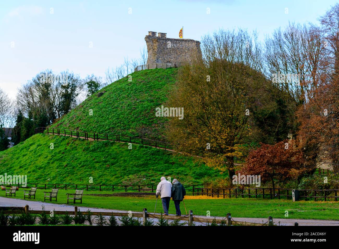 Clare Castle, first built in the 11th century by Richard FitzGilbert, a ...