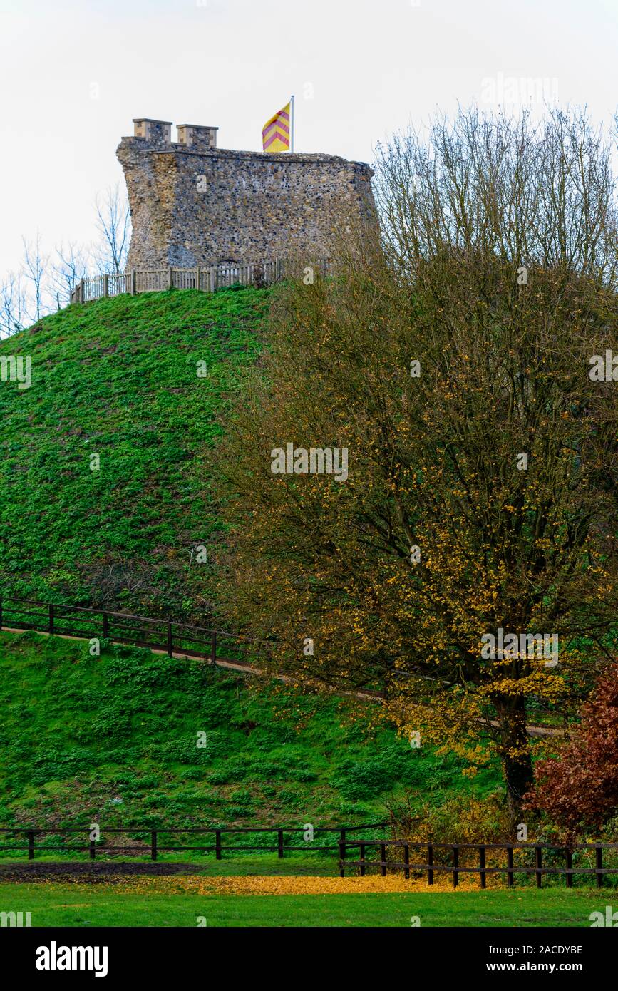 Clare Castle, first built in the 11th century by Richard FitzGilbert, a ...