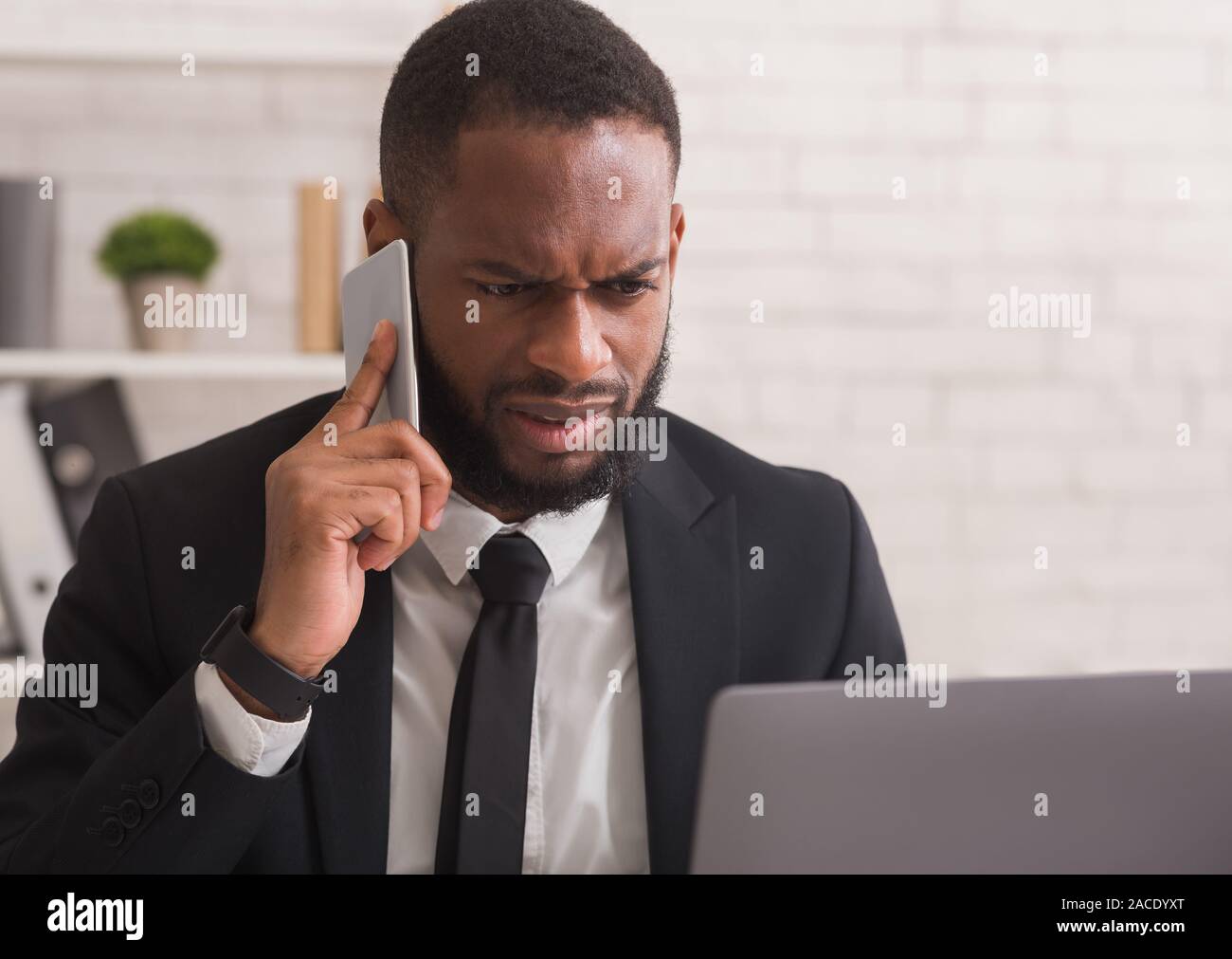 Employer yelling at employees people hi-res stock photography and ...