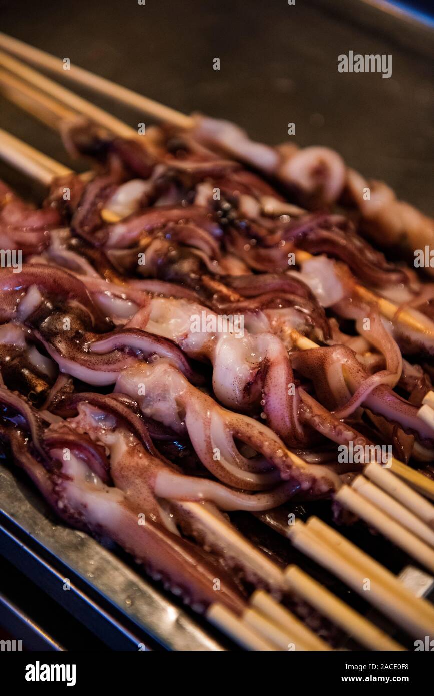 China meat market hi-res stock photography and images - Alamy
