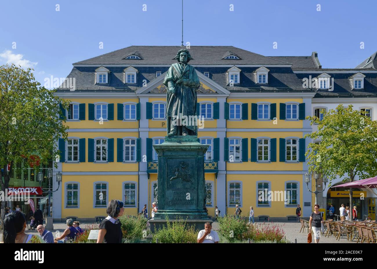 Beethoven-Denkmal, Münsterplatz, Bonn, Nordrhein-Westfalen, Deutschland ...