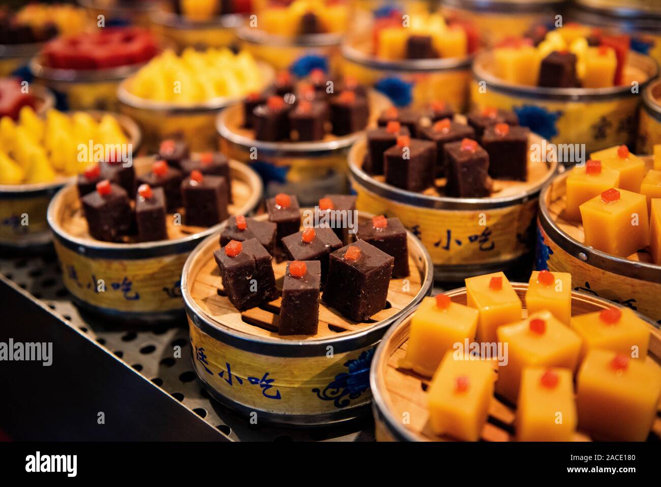 Street food in a market in Beijing, China Stock Photo - Alamy