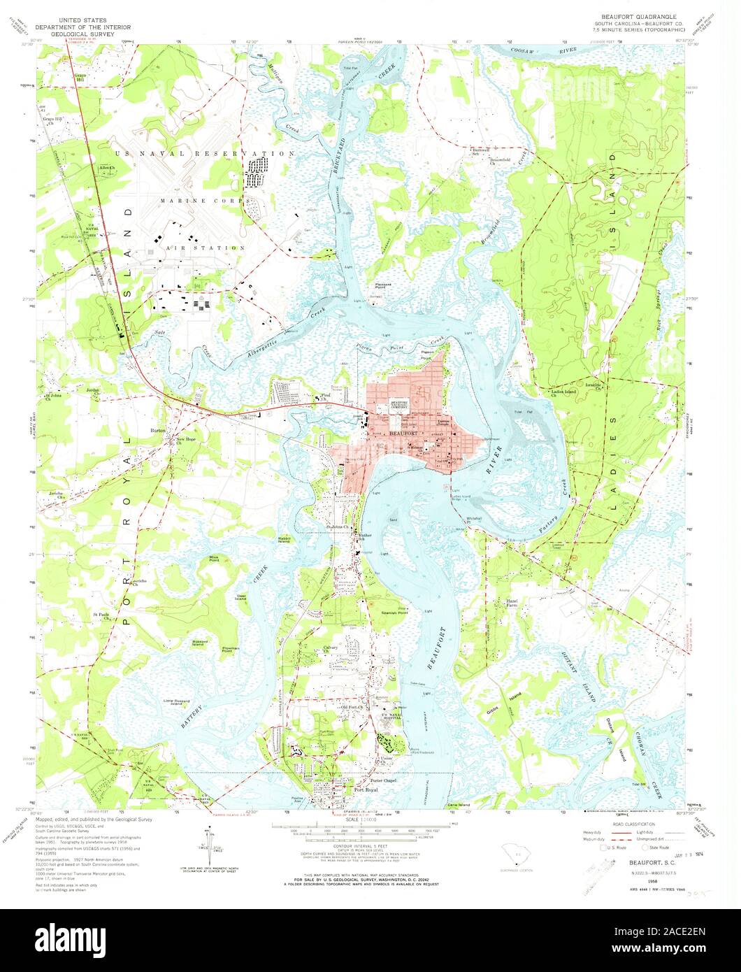 Beaufort, south carolina Cut Out Stock Images & Pictures - Alamy