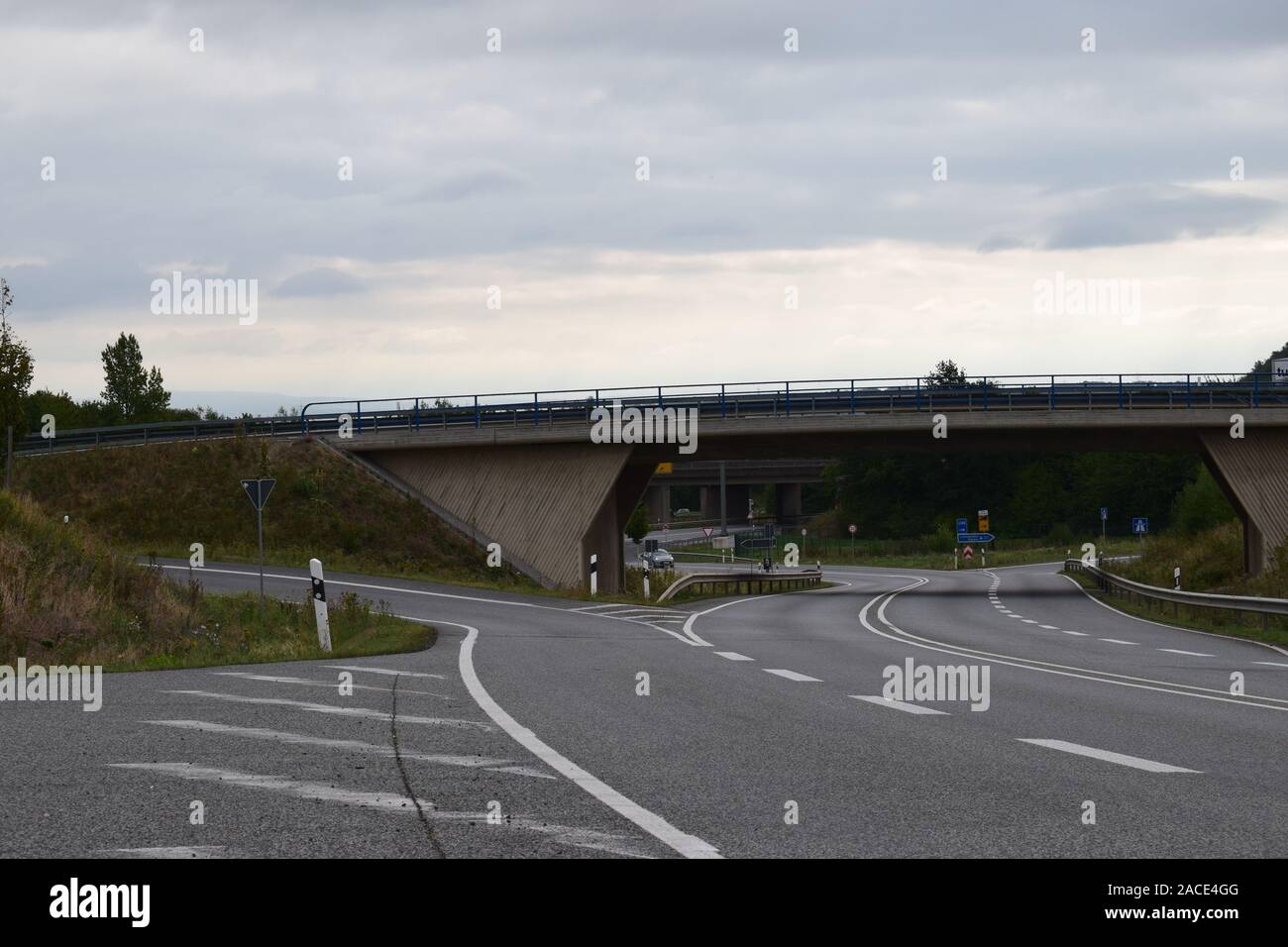 Autobahnauffahrt hi-res stock photography and images - Alamy