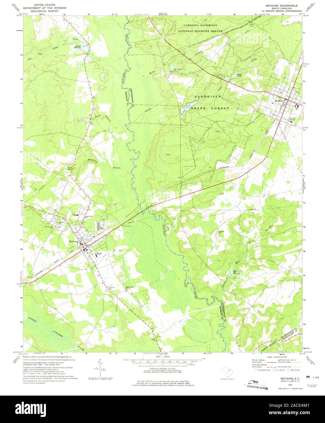 Map of bethune Cut Out Stock Images & Pictures - Alamy