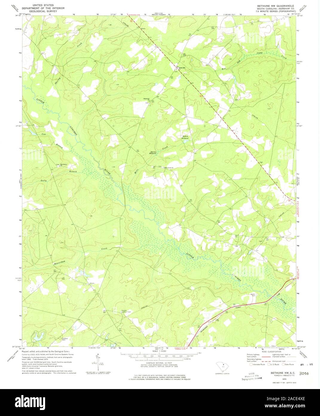 Map of bethune Cut Out Stock Images & Pictures - Alamy