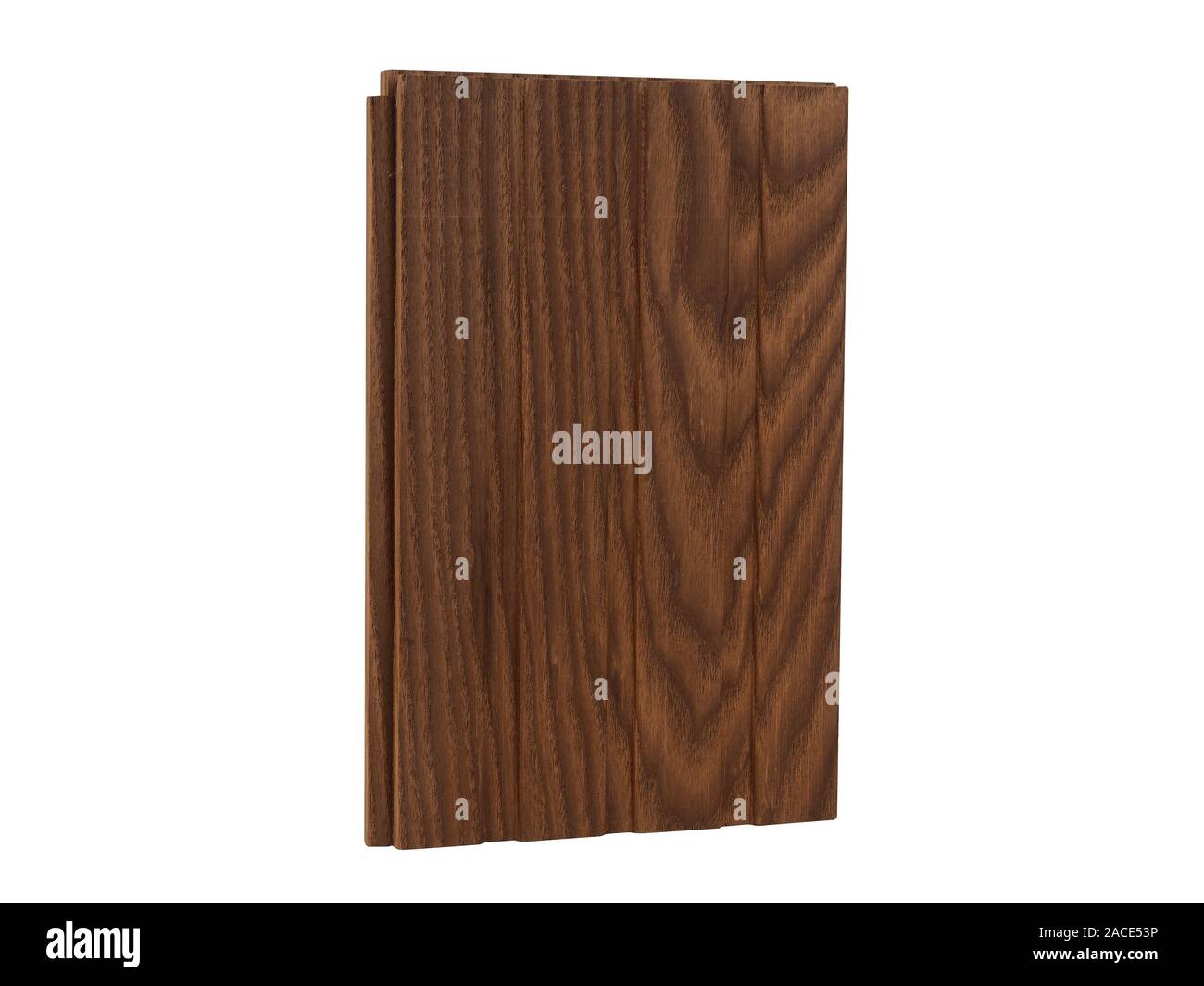 Wooden decking samples. samples of decking on white isolated background ...