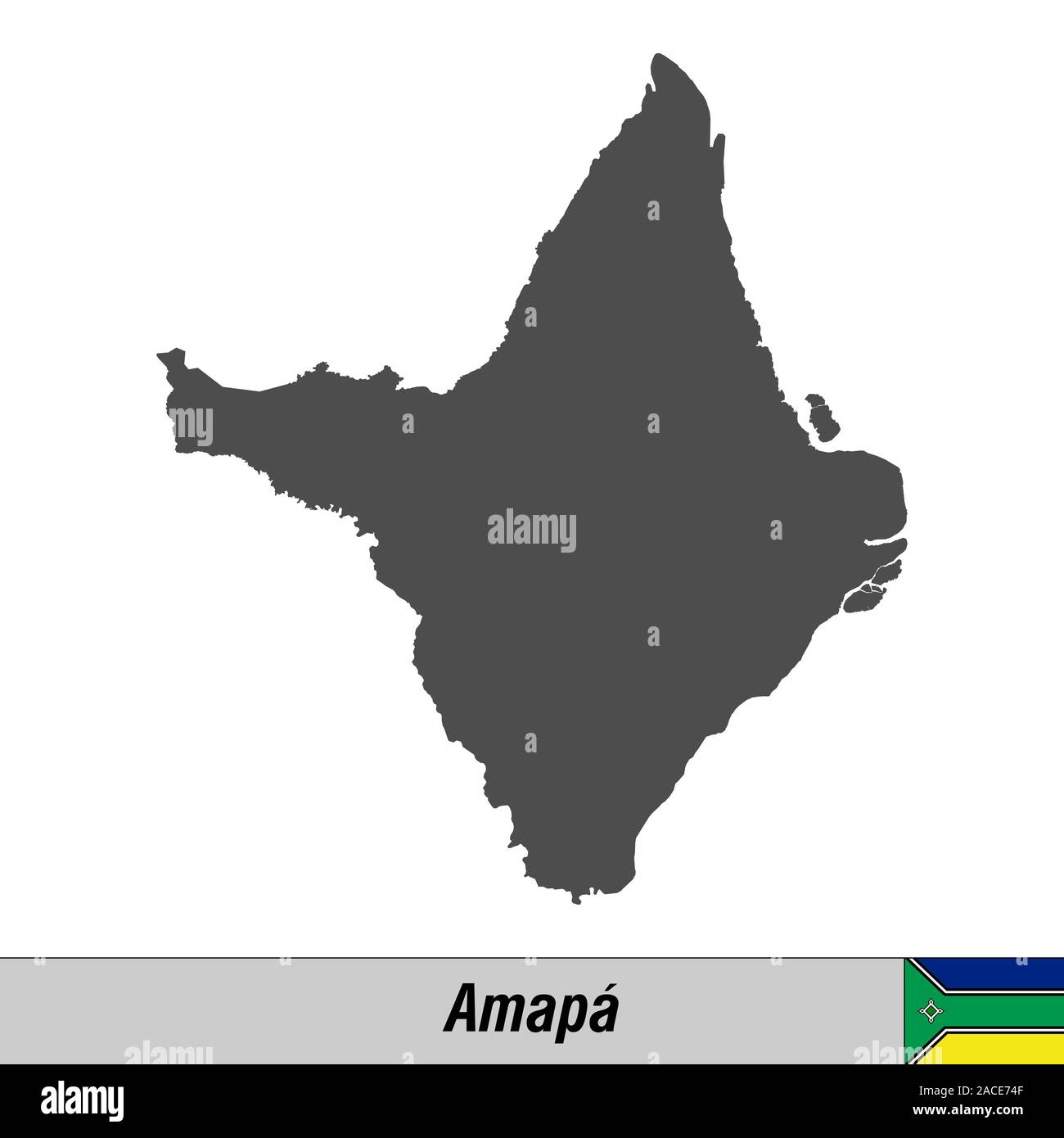 Flag Of The State Of Amapa Stock Vector Images - Alamy
