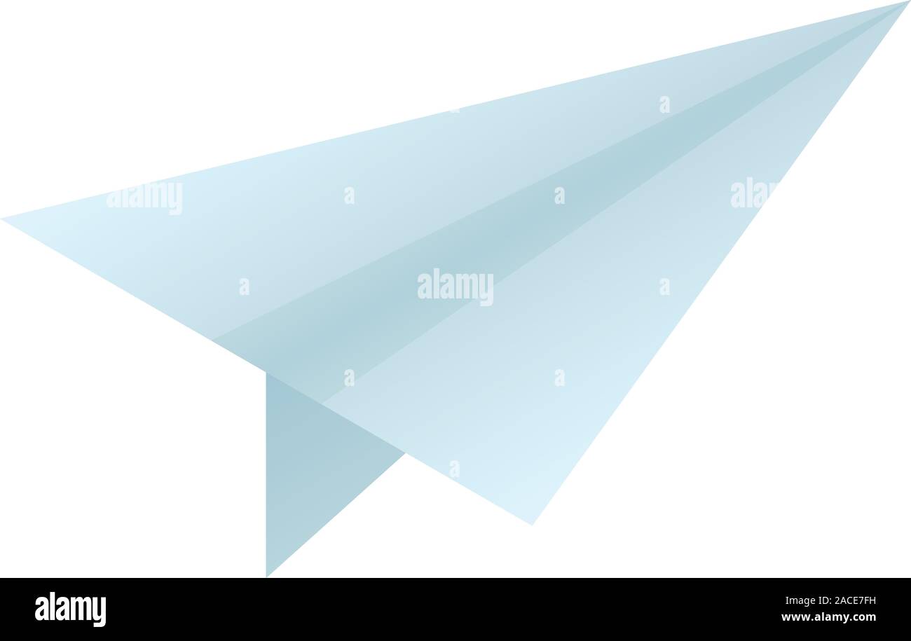 Paper airplane icon, isometric style Stock Vector Image & Art - Alamy