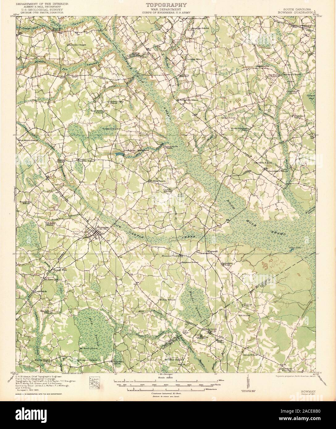 Map of bowman hi-res stock photography and images - Alamy