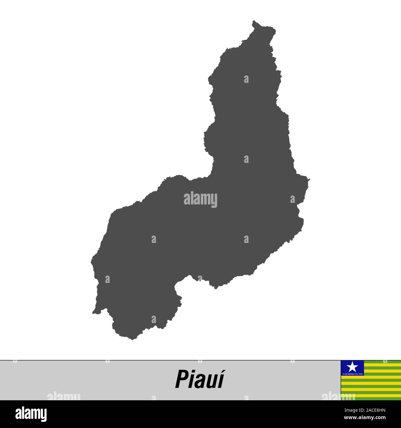 Map of piaui Stock Vector Images - Alamy